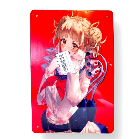 Source Unknown | Wall Decor | My Hero Academia Himiko Toga Metal Tin ...